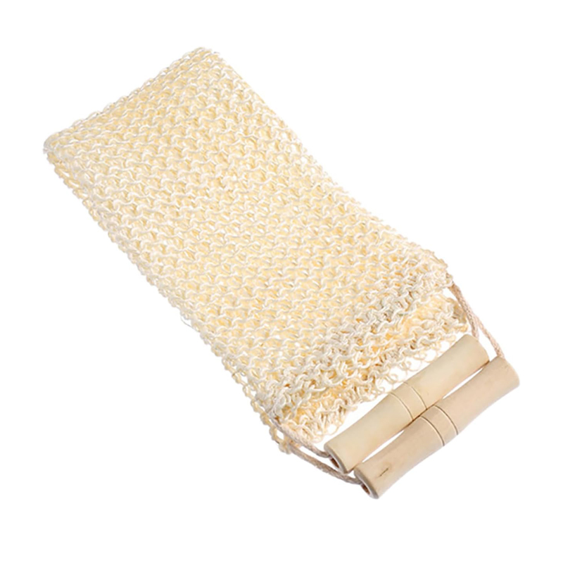 Natural Sisal Back Scrubbers Exfoliating Reusable Sisal Bath Scrubber ...